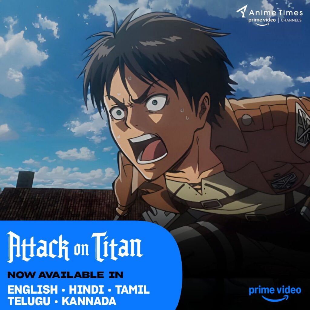 Attack on Titan Now Available in Hindi ,Tamil, Telugu, and Kannada on ...