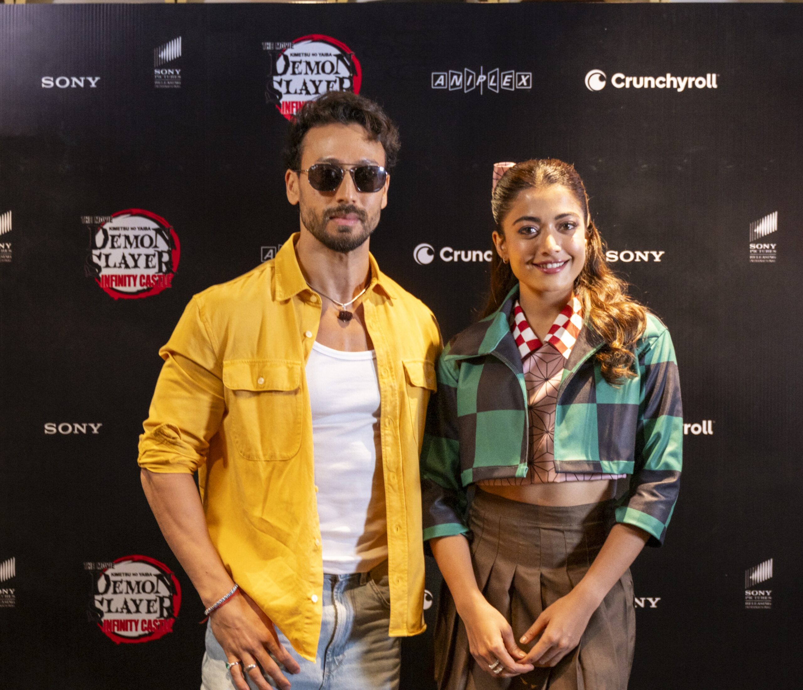 Rashmika Mandanna & Tiger Shroff Attend Demon Slayer: Infinity Castle ...