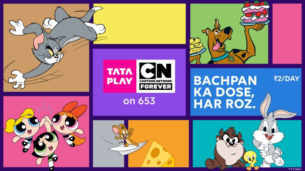 Tata Play Launches "Cartoon Network Forever" 24*7 Kids service Channel ...